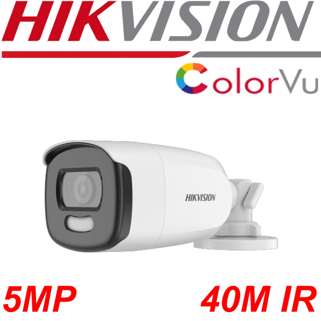 Hikvision DS-2CE12HFT-F28 ColorVu TurboHD 5MP Outdoor Analog HD Bullet ...