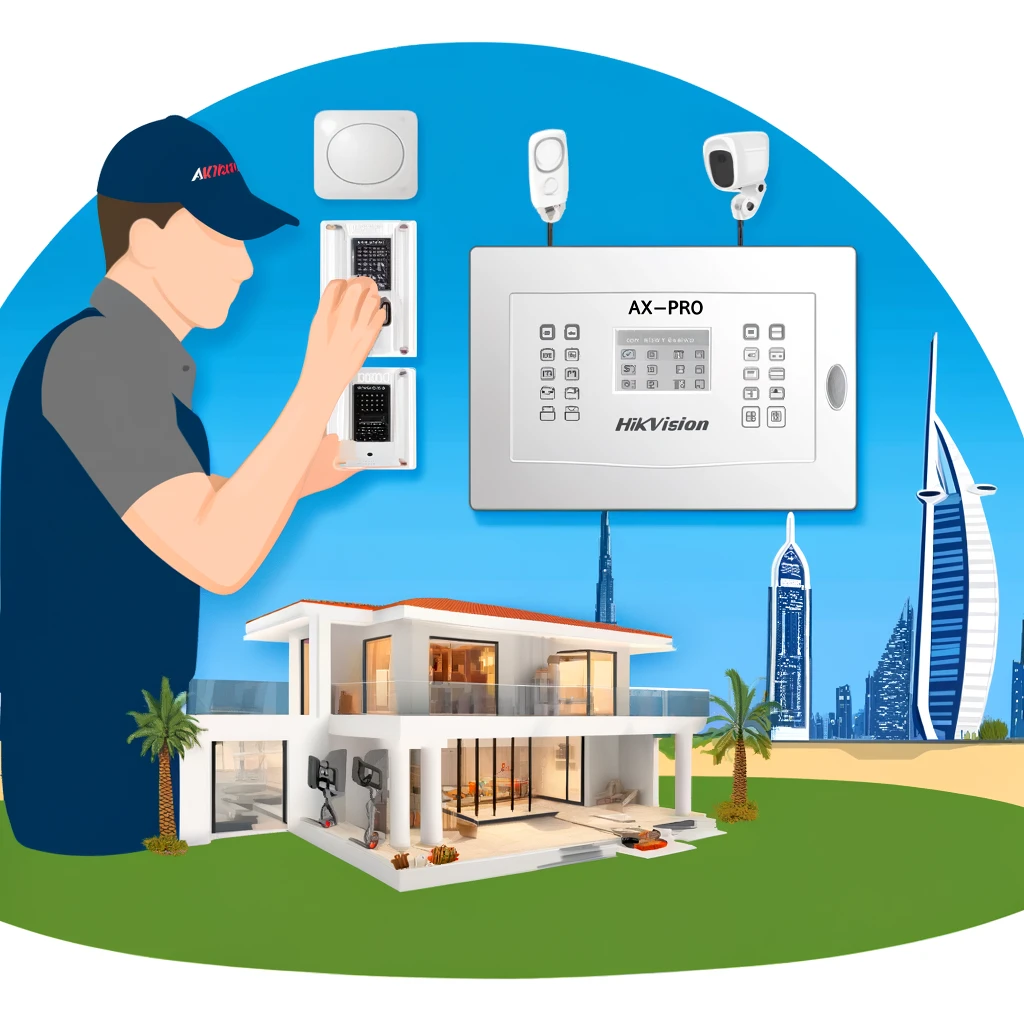 Installing the AX-PRO Hikvision System in Dubai