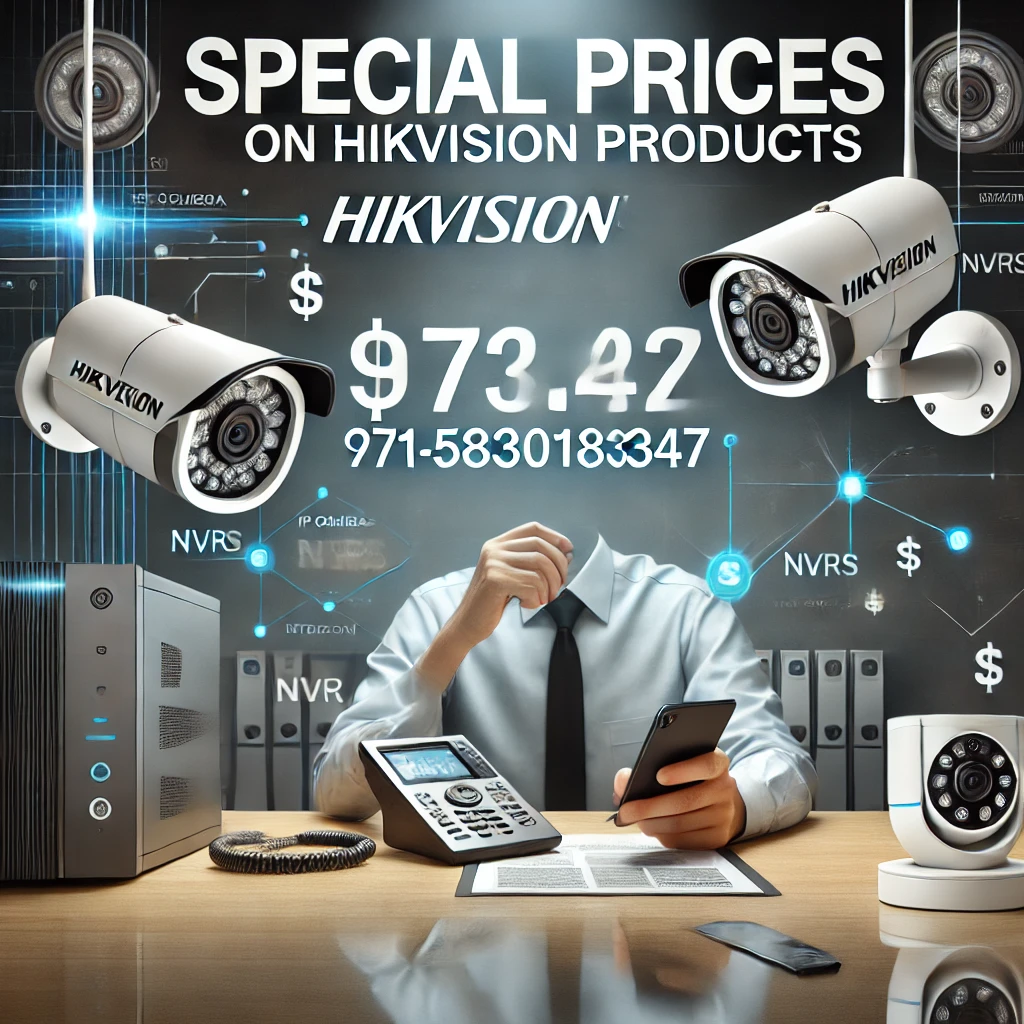 Shipments from Dubai United Kingdom Hikvision equipment