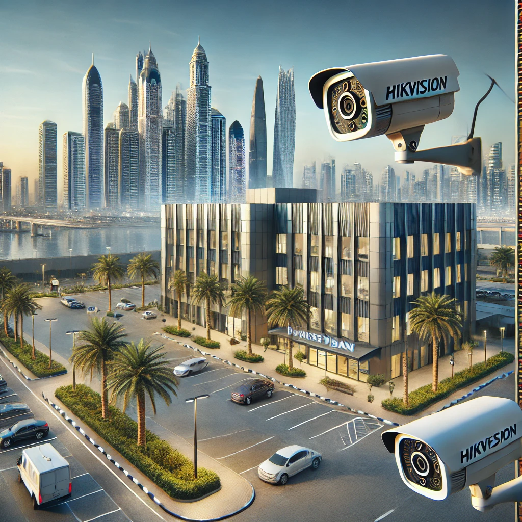 Installing Hikvision CCTV cameras in Business Bay Dubai